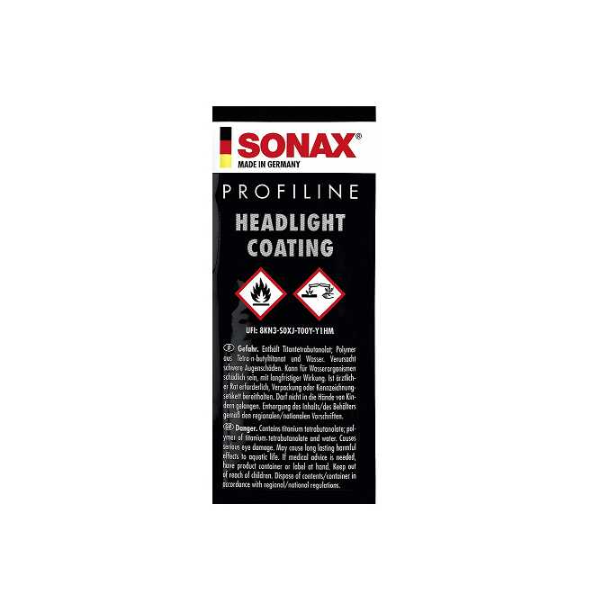 SONAX Profiline Headlight Coating - ceramiczna powłoka do ...